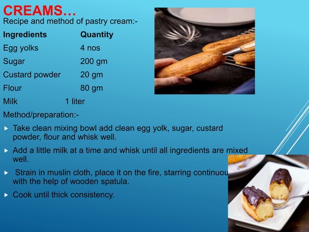 Pastries And Cakes Ppt Desserts And Baking Food Drink
