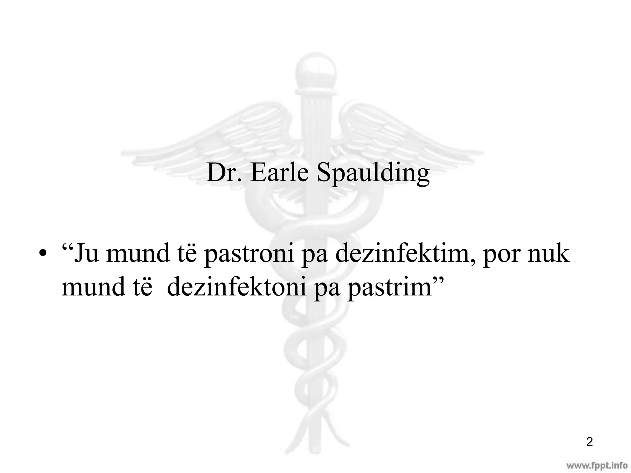 Pastrimi, dezinfektimi e sterilizimi | PPTX
