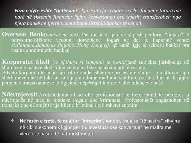 Pastrimi i parave(Punim) | PPTX