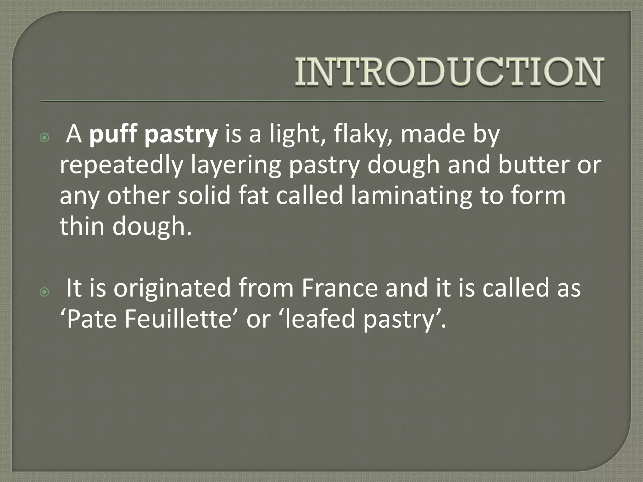 Pastry | PPTX