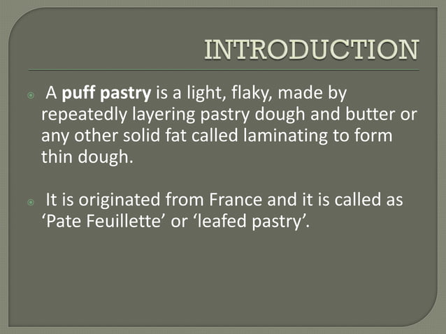 Pastry | PPTX