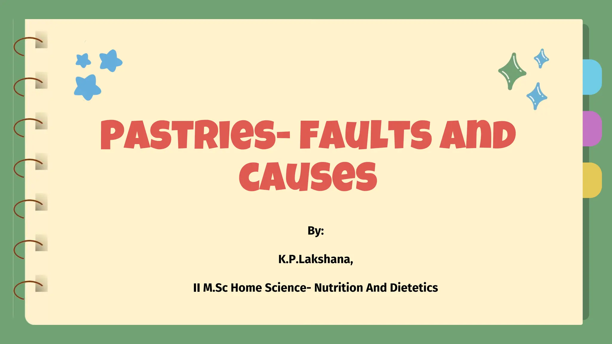 pastries - types, faults and causes.pptx | Desserts and Baking | Food ...