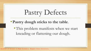 Baked Products Defect and Reason | PPTX