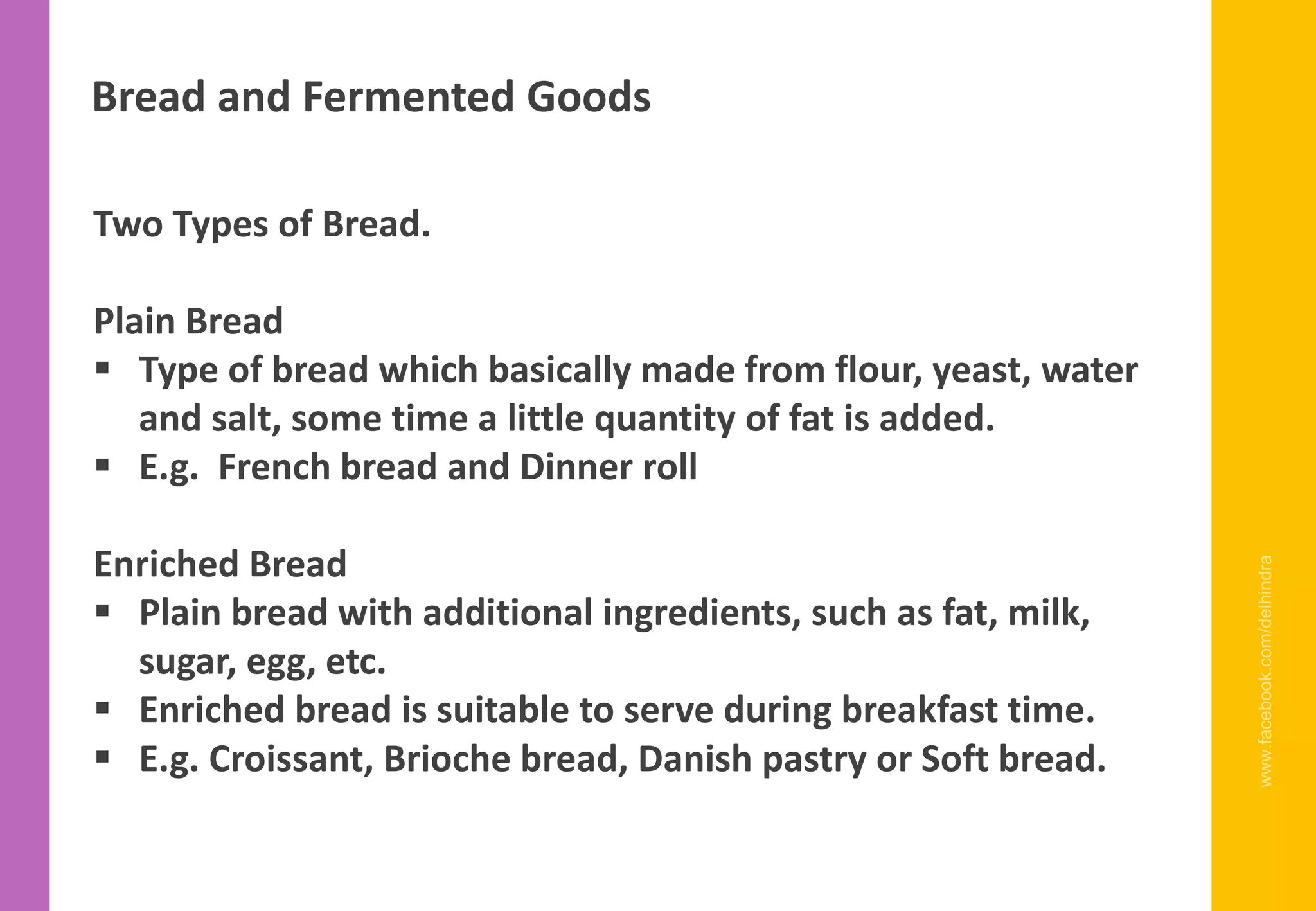 Pastry and Bakery introduction: www.chefqtrainer.blogspot.com