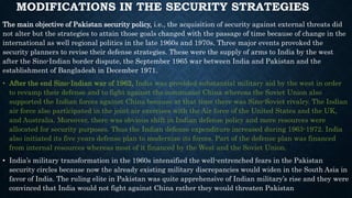 Past security paradigm of pakistan | PPTX