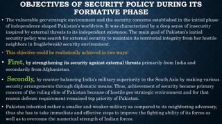 Past security paradigm of pakistan | PPTX