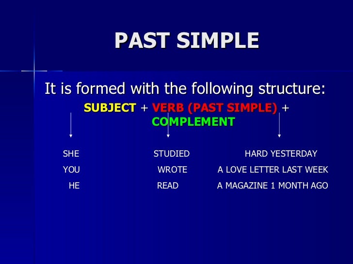 SIMPLE PAST