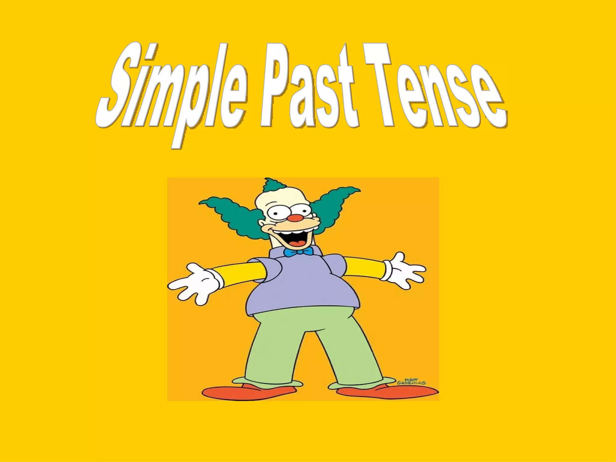 Past simple | PPT