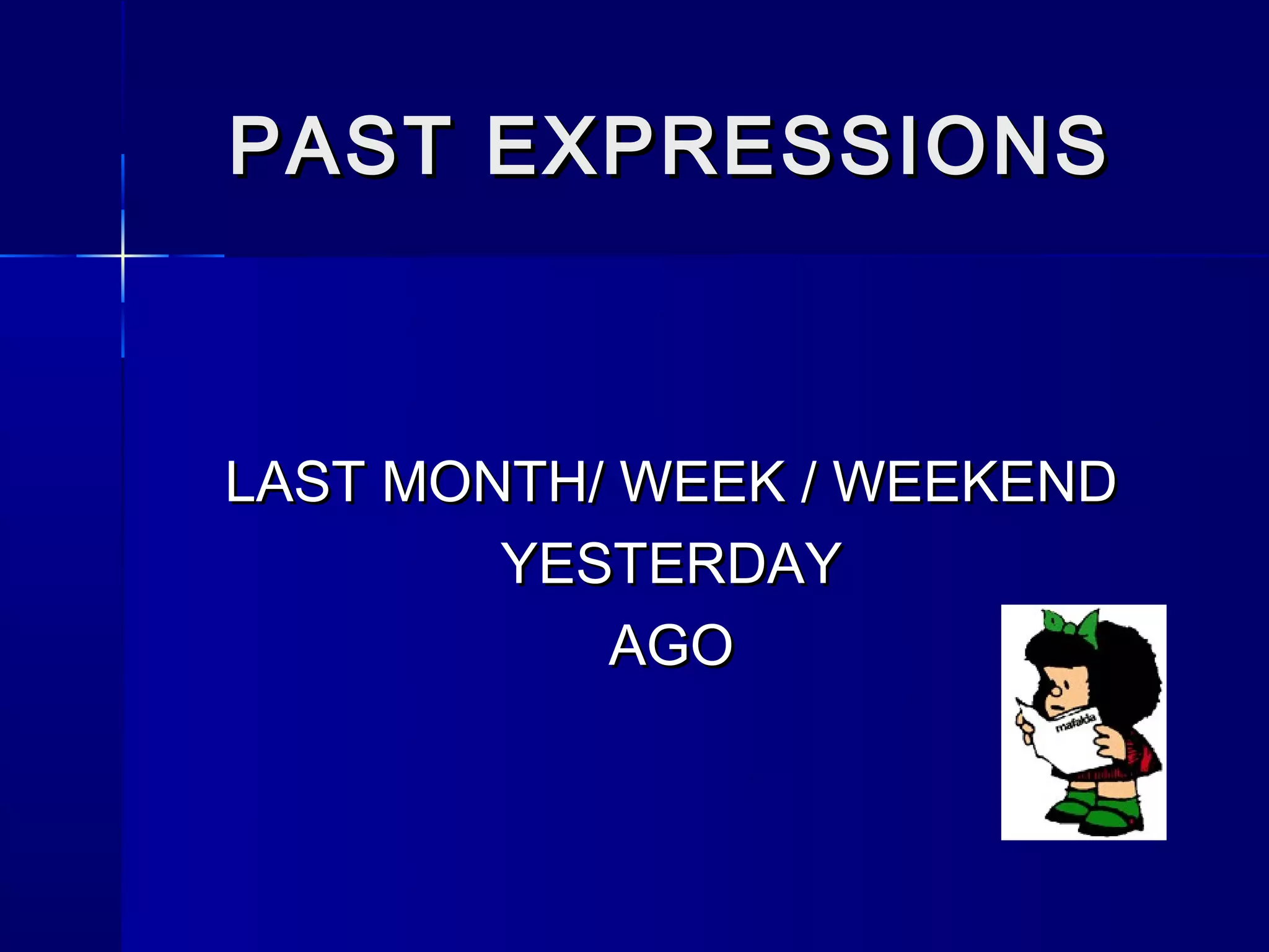 Past Simple tense | PPT