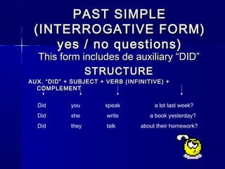 Past Simple tense | PPT