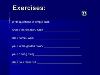 Past Simple tense | PPT