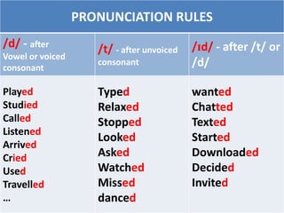 The Past Simple - Be, regular, irregular verbs | PDF