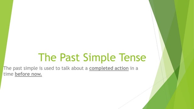 Past simple | PPT