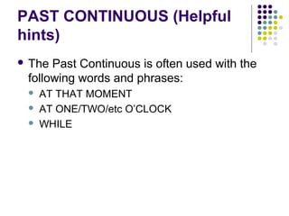 PAST TENSES | PPT