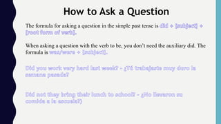 Past simple Javier Rodríguez | PPTX