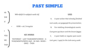 PAST TENSES - Language | PDF