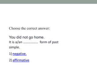 Past simple past prograssive-time clause | PPTX