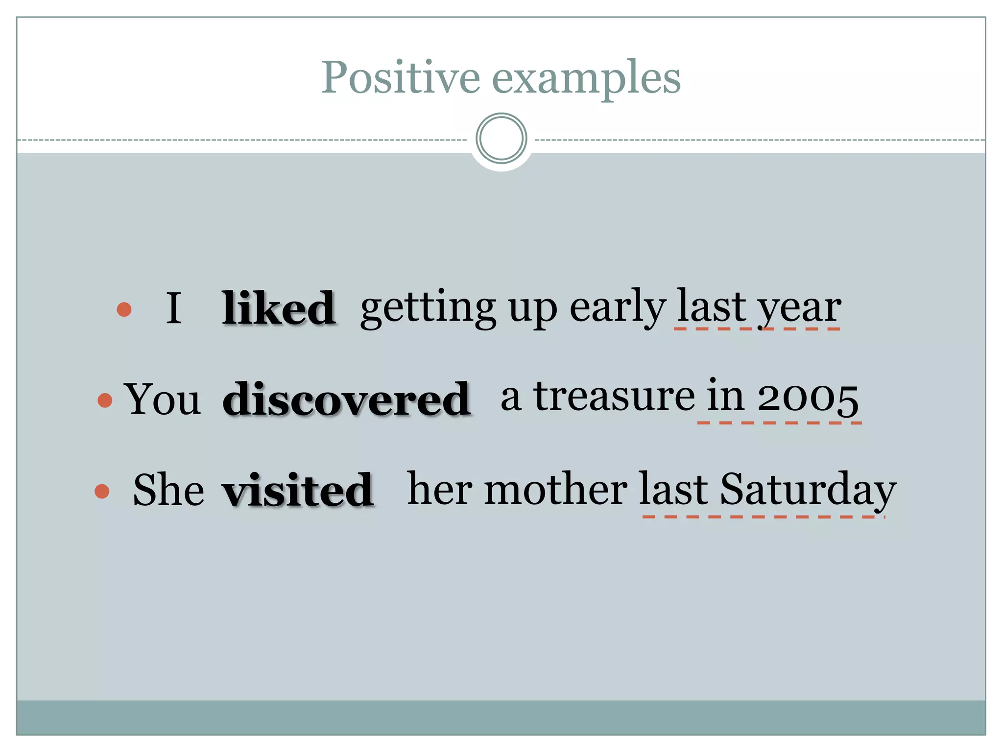 Past simple - Regular verbs | PPTX