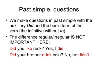 Past simple 3reso | PPT