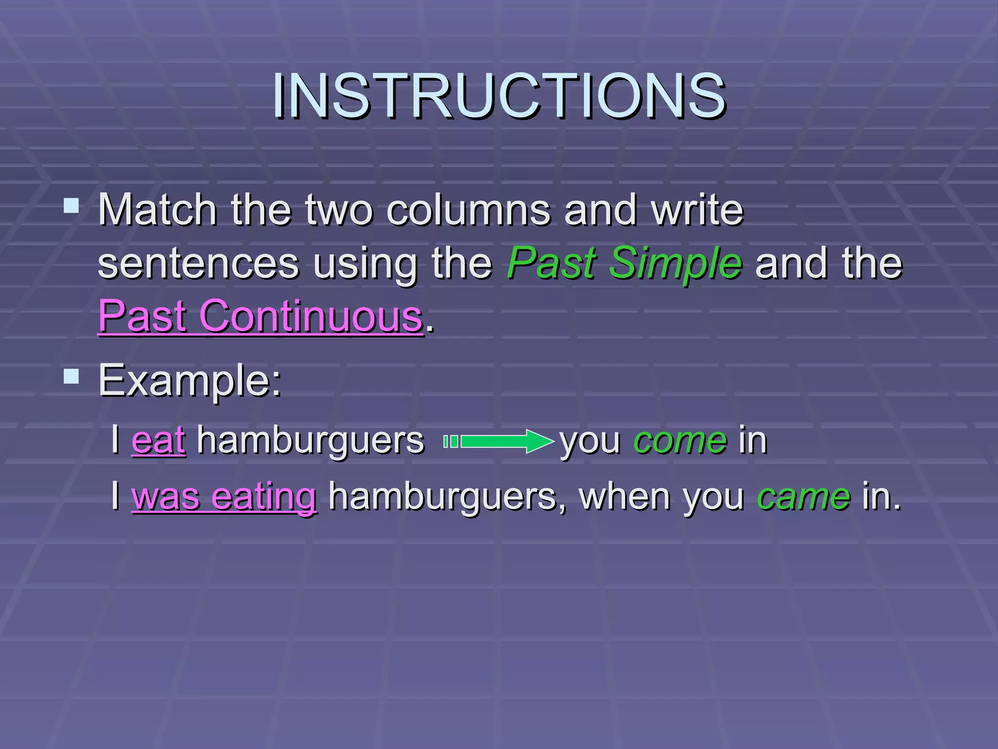 Past Simple and Past Continuous | PPT