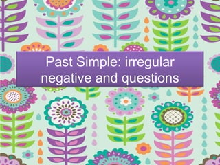 Past simple and continuous | PPT