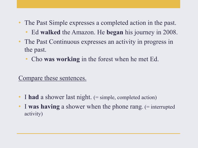 Past simple and continuous | PPTX