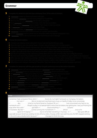 past simple and cont part 1 english workshop | PDF