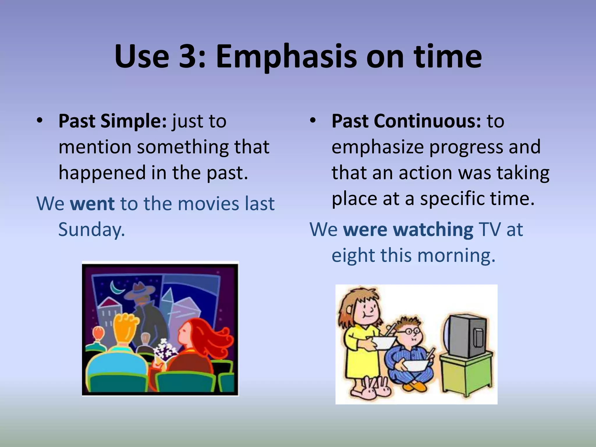 Past simple and past continuous | PPTX