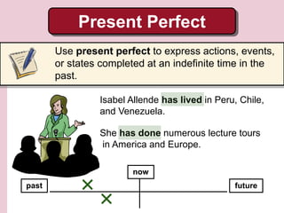 Past simple and past perfect | PPTX