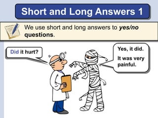 Past simple and yes no questions | PPTX