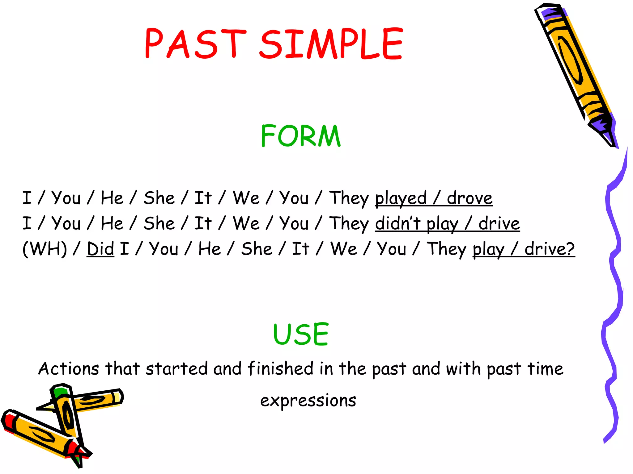 Past Simple & Past Cont. | PPT