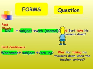 Past Simple Continuous | PPT | Television | Entertainment