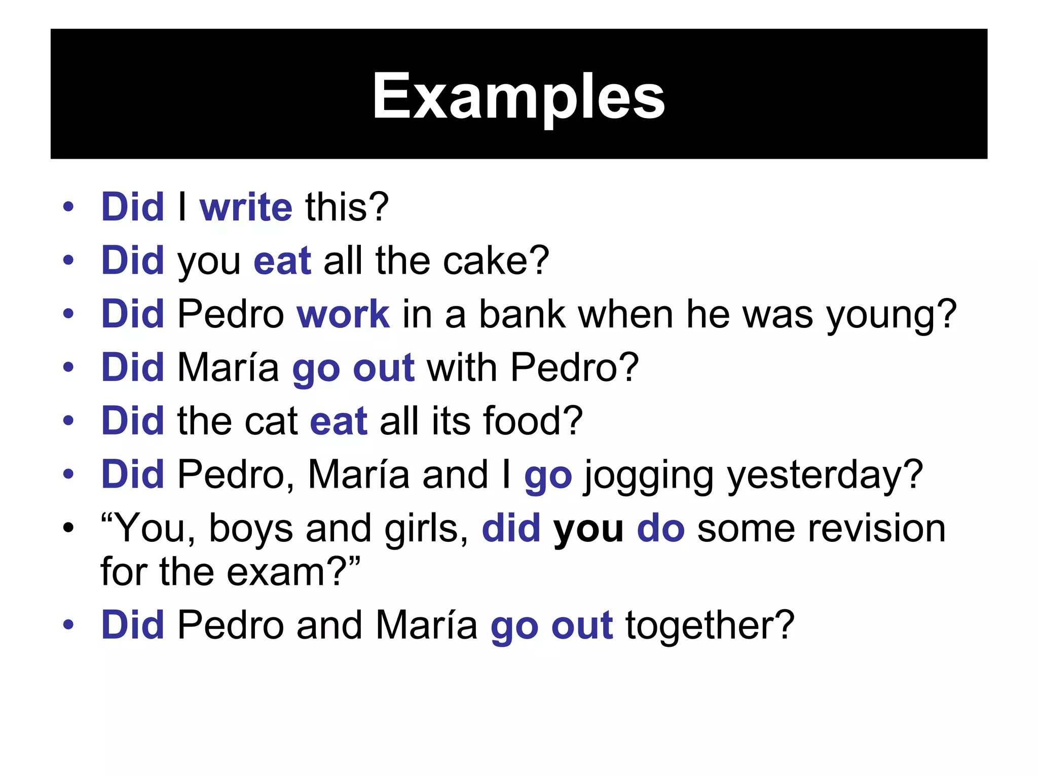 Past Simple Forms | PDF