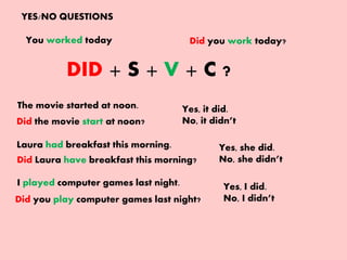 Past simple grammar | PPT