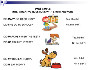 Past simple irregular and regular verbs | PPT