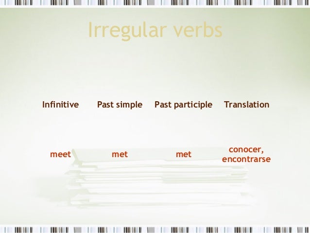 Meet Past Simple Simple Past Tense Of Meet Past Past simple online ...