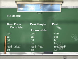 Past simple of irregular verbs | PPT