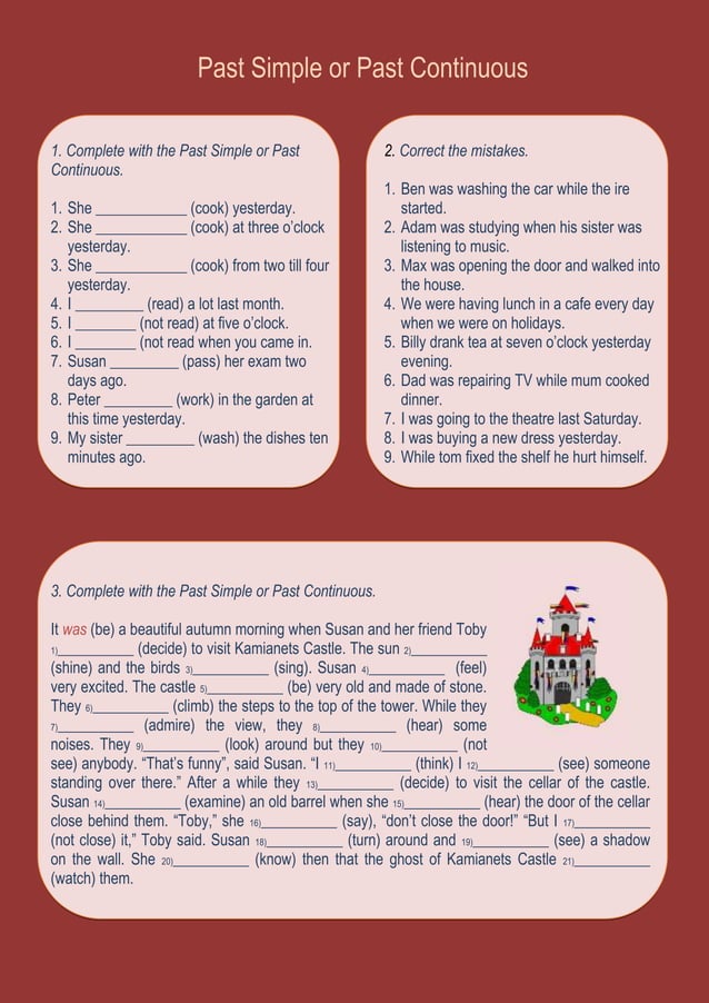 Past simple or continuous | DOC