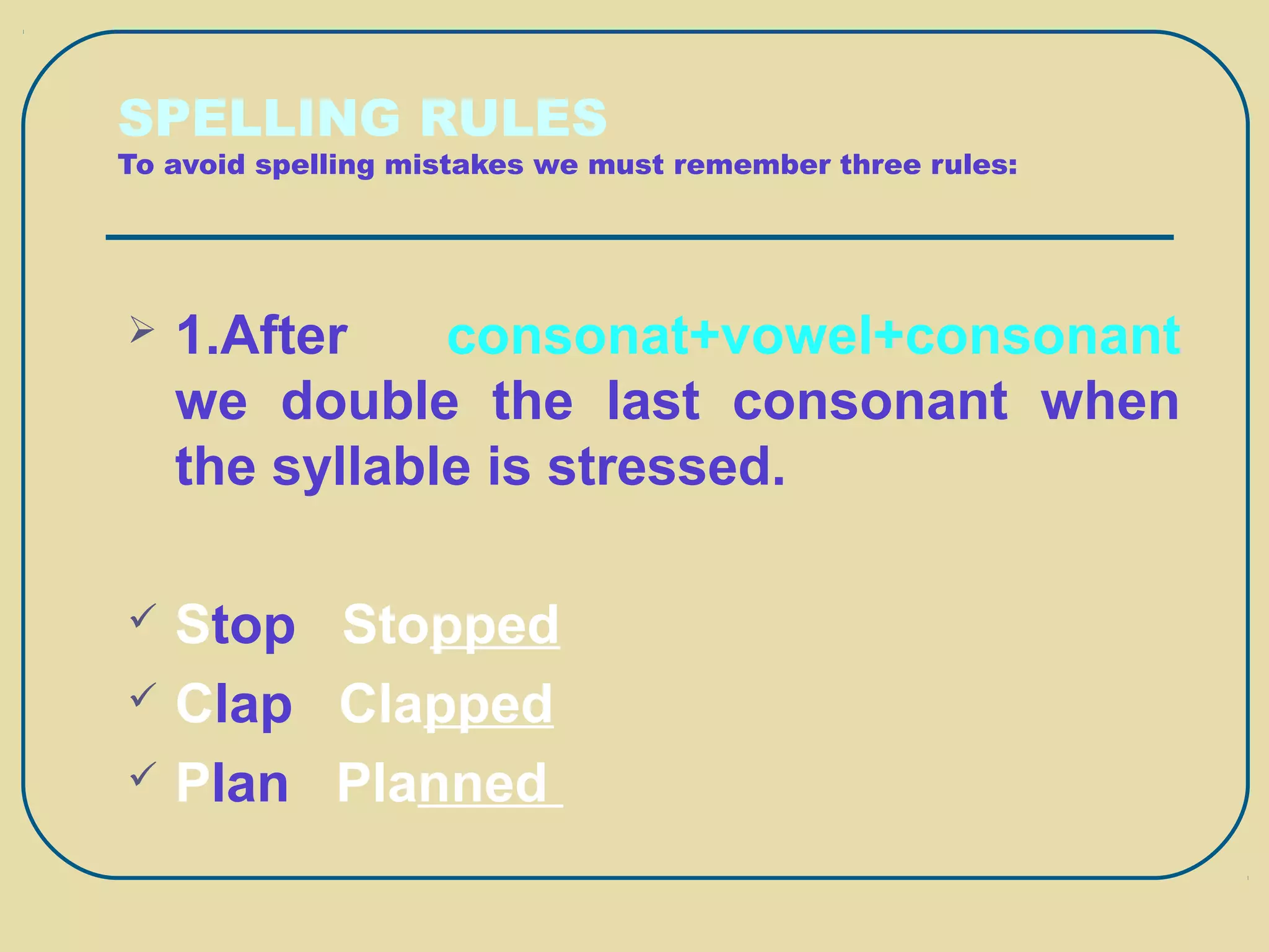 PAST SIMPLE PRESENTATION | PPT