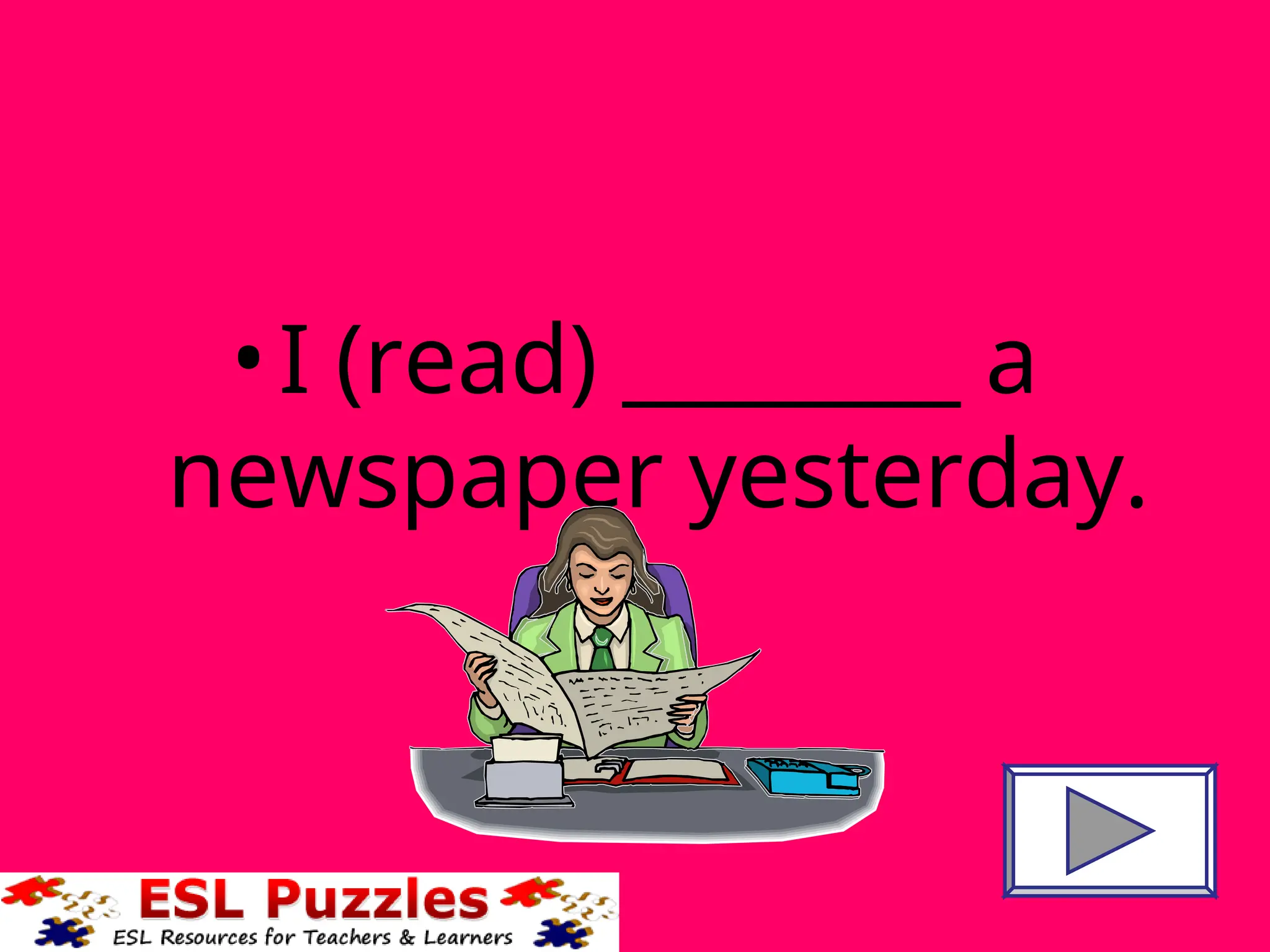 English Grammar Quiz based on Simple Past tense. | PPT