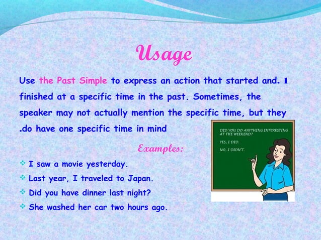 Past simple presentation | PPT