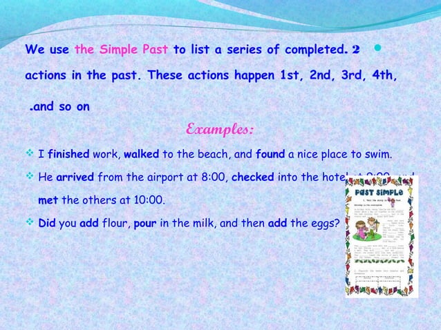 Past simple presentation | PPT