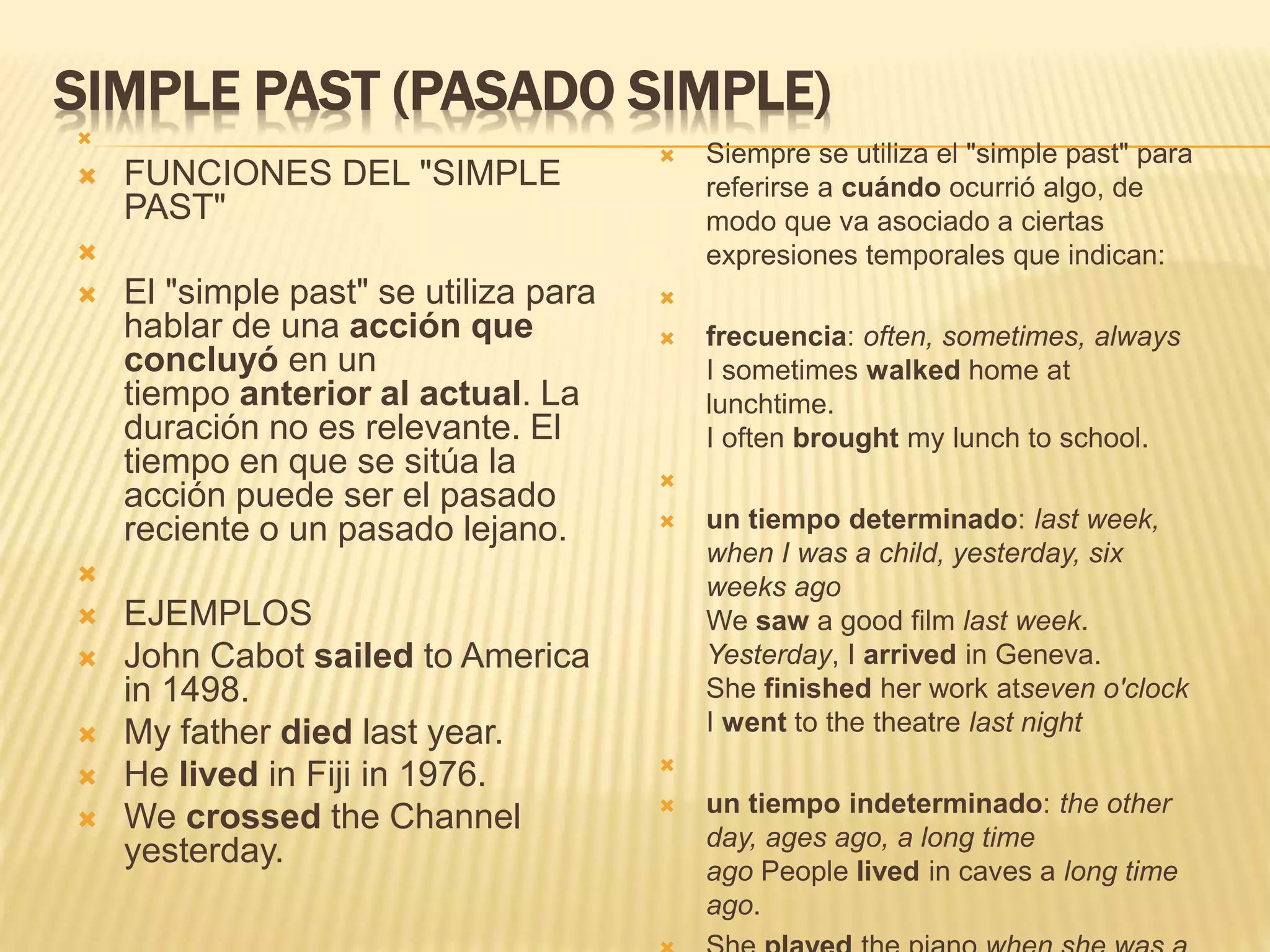 Past simple presentation | PPTX