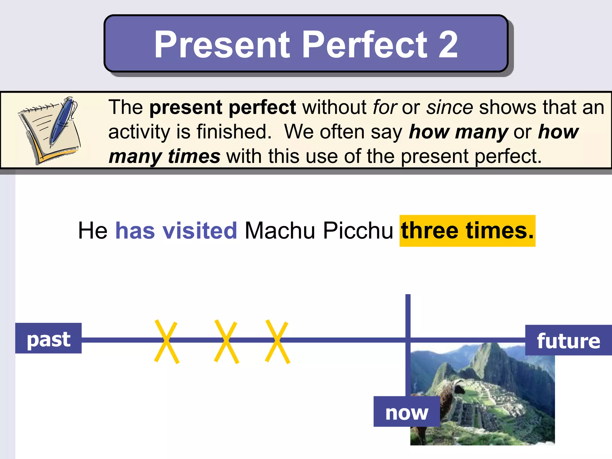 Past simple present perect pp progressive | PPT