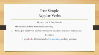 Past simple (regular verbs) | PPTX