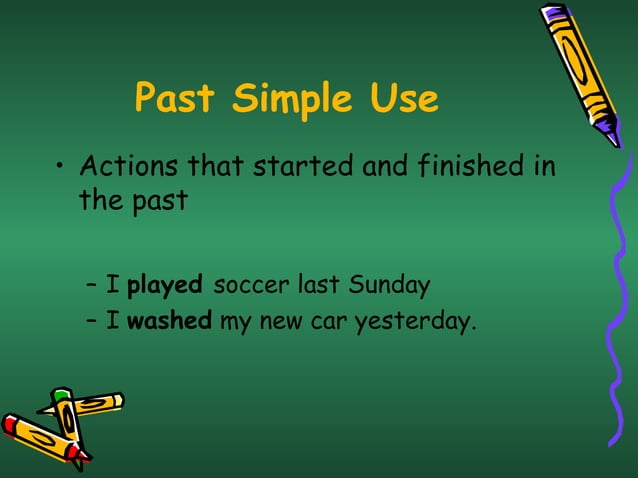 Past Simple (Regular Verbs)- Pasado Simple | PPT