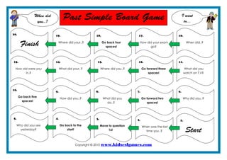 Esl Past Simple Template 1 Board Game.pdf
