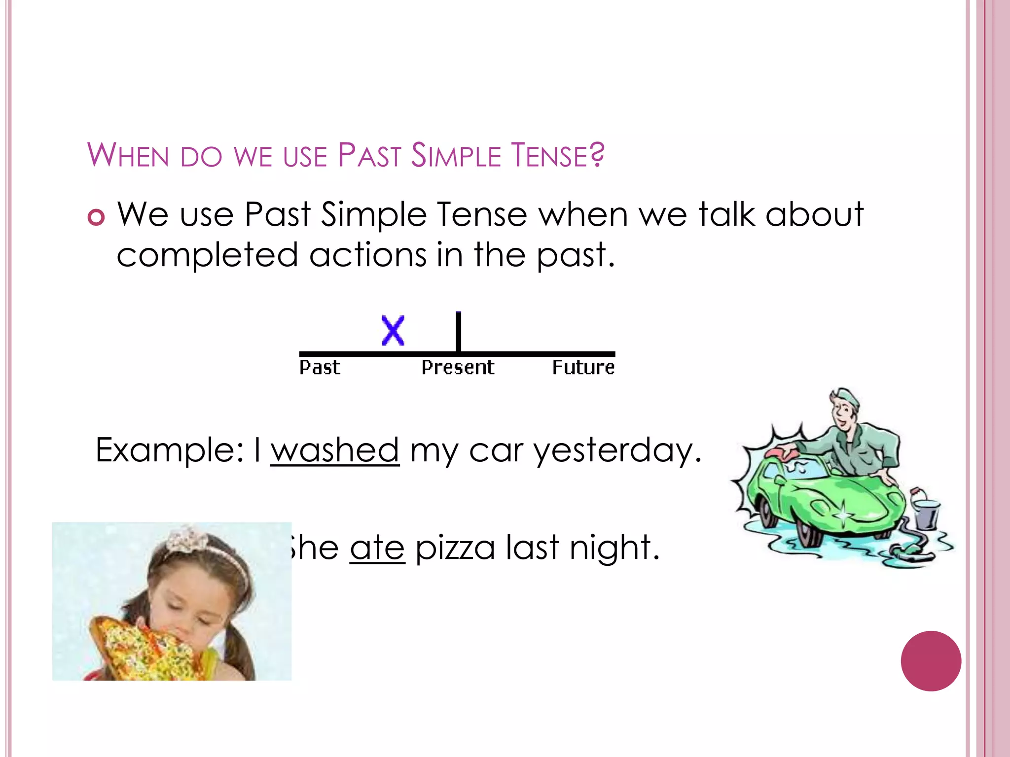 Past simple tense | PPTX