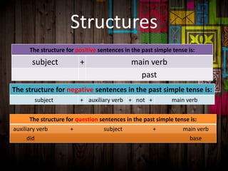 Past simple tense | PPTX
