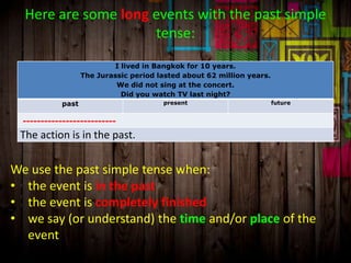 Past simple tense | PPTX